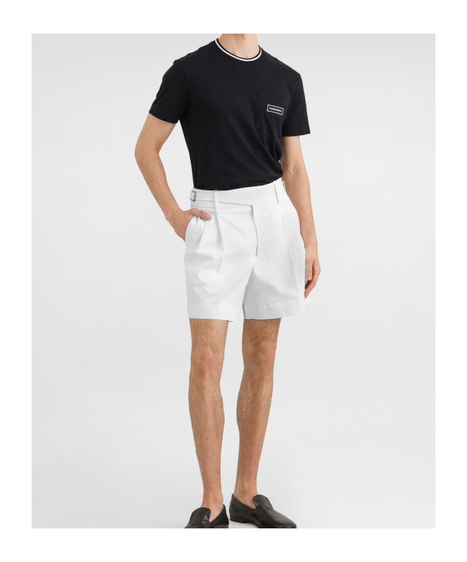 DOLCE & GABBANA logo patch cotton T-shirt